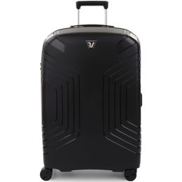 Hartschalen-Trolley Roncato "Ypsilon 4.0, 78 cm, schwarz" Gr. B/H/T: 78 cm x 50 cm x 30 cm 120 l, schwarz Koffer Hartschalen-Koffer Reisegepäck mit Volumenerweiterung und TSA Schloss