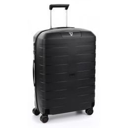 Koffer Roncato "Trolley BOX 4.0 M" Gr. B/H/T: 44 cm x 64 cm x 27 cm 73 l, schwarz (black) Koffer Reisegepäck, Aufgabegepäck, Volumenerweiterung, TSA Schloss