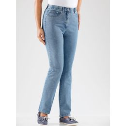 5-Pocket-Jeans Casual Looks Gr. 23, Kurzgrößen, blau (blue, bleached) Damen Jeans