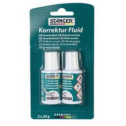 STANGER Korrekturflüssigkeit 2 x 18,0 ml