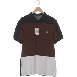 Fred Perry Herren Poloshirt, braun, Gr. 54