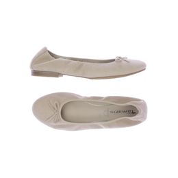 Tamaris Damen Ballerinas, beige, Gr. 41