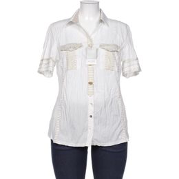 justWhite Damen Bluse, weiß, Gr. 42