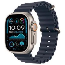 Smartwatch Apple "Watch Ultra 2 (2024) GPS + Cellular" Smartwatches Gr. 49mm, Cellular, One-Size, Ocean, beige (natur)