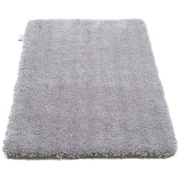 Badematte Tom Tailor "Cozy Bath UNI" Badematten Gr. rechteckig (60cm x 100cm), Polyester, grau Badteppich, Uni Farben, rechteckig, rund und oval erhältlich