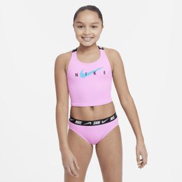 Nike Midkini-Schwimm-Set mit Cross-Back für ältere Kinder (Mädchen) - Pink