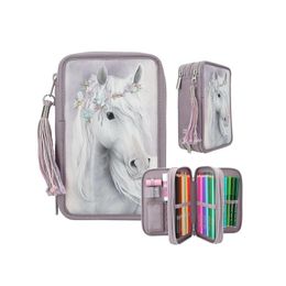 Depesche Miss Melody Triple Pencil Case FANTASY HORSES