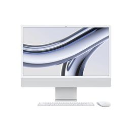 Apple iMac 24'' - M3 8-Core CPU - 10-Core GPU - Silber - 8GB - 512GBSSD - Maus+TP - TI... Z19D