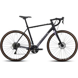 GHOST Fitnessbike »Road Rage AL« 18 Gang Shimano Sora RD-M300-GS Schaltwerk Kettenschaltung für Damen und Herren, Kettenschaltung lila-schwarz