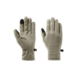 Jack Wolfskin Fleecehandschuhe »REAL STUFF GLOVE« seal M M Leichte, warme Fleece-Handschuhe