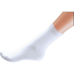 Rogo Damen Basicsocken wei&szlig; Gr&ouml;&szlig;e 35-38