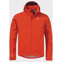Schöffel SCHÖFFEL Outdoorjacke »2.5L Jacket Tarvis M« mit Kapuze 5480 - orange 48 Hohe Multi-Funktionalität durch 2,5-Lagen VENTURI Bekleidung