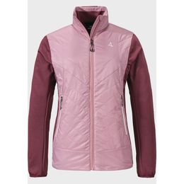 Schöffel SCHÖFFEL Fleecejacke »Hiking Hybrid Jk Style Cascata WMS« ohne Kapuze 3465 - pink 40 40 Hybridkonstruktion mit wasser- und windabweisenden,...