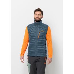 Jack Wolfskin Funktionsweste »ROUTEBURN PRO INS VEST M« midnight-sky XXXL (60) XXXL (60) Stretch-Fleece-Einsätze