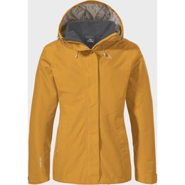 Schöffel SCHÖFFEL Doppeljacke »Hiking 3in1 Jacket Style Okere WMS« mit Kapuze 5735 - gelb 48 48 Wasserdicht & atmungsaktiv dank 2-Lagen VENTURI Membrane