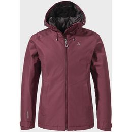 Schöffel SCHÖFFEL Outdoorjacke »Hiking Ins Jacket Style Wildkar WMS« mit Kapuze 3825 - pink 36 36 Wasserdicht & atmungsaktiv dank 2-Lagen VENTURI Membrane
