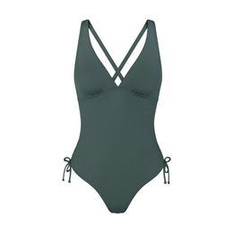 Triumph - Badeanzug mit gefütterten Cups - Green 46C - Summer Expression - Bademode für Frauen