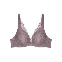 Triumph - Gefütterter Bügel-BH - Grey 070 - Body Make-up Illusion Lace - Unterwäsche für Frauen