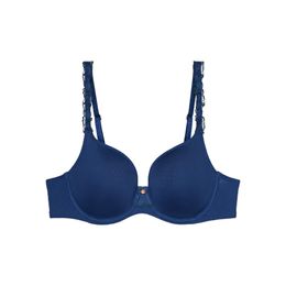 Triumph - Gefütterter Bügel-BH - Dark blue 090 - Wild Azalea Florale - Unterwäsche für Frauen