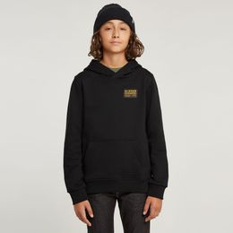 G-Star Raw Kids Hoodie Brushed - Schwarz - jungen