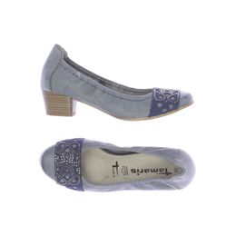 Tamaris Damen Pumps, blau, Gr. 35