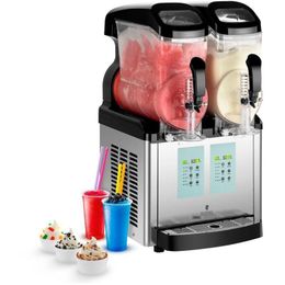 Slush Eis Maschine 2x6L Edelstahl Super Starter Set Slushgerät ROYAL CATERING