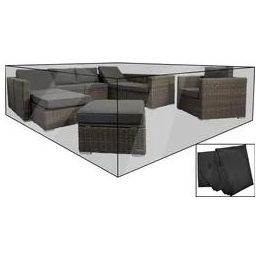 OUTFLEXX Premium Abdeckhaube, für Lounge, z.B. 18366-BOX, schwarz, 310x238x68 cm, wasserbeständig