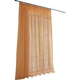 HEINE HOME unisex Dekostore curry, Gr&ouml;&szlig;e 245x140 cm