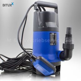 BITUXX 1100W Tauchpumpe für Brunnen Zisterne Garten Regentonne Schmutzwasser