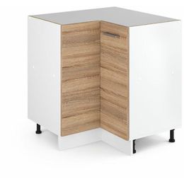 Eckschrank R-Line, Sonoma, 75.6 cm ohne Arbeitsplatte, VICCO