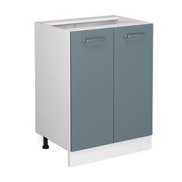 Unterschrank R-Line, Blau-Grau, 60 cm mit Türen, ohne Arbeitsplatte VICCO