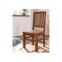 Stuhl Sheesham 45x45x100 noble unique lackiert SYDNEY #132