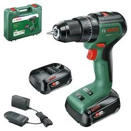 Bosch HOME & GARDEN Akku-Schlagbohrschrauber "UniversalImpact 18V-60" Bohrmaschinen Inkl. Koffer, mit 2 Akkus 18V2Ah und Ladegerät grün