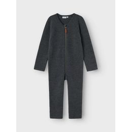 Overall name it "NBMWMINO WOOL BRU LS SUIT NOOS" Gr. 62, N-Gr, blau (ombre blue) Jungen Overalls