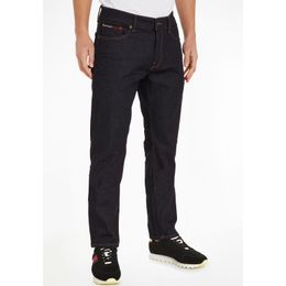 Straight-Jeans Tommy Jeans "RYAN" Gr. 30, Länge 36, blau (rinsed) Herren Jeans mit Elasthan für einen bequemen Sitz