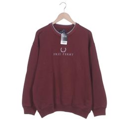 Fred Perry Herren Sweatshirt, bordeaux, Gr. 52