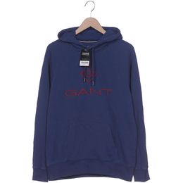 Gant Herren Kapuzenpullover, blau, Gr. 54