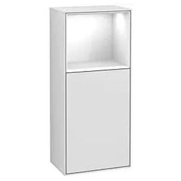 Villeroy & Boch Villeroy und Boch Finion Seitenschrank G530GFMT 41,8cm, rechts, Ladestation, Emotion, Regal Glossy white lacquer, White matt lacquer