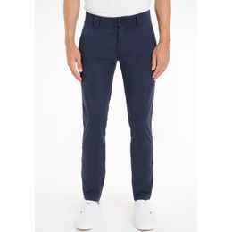 Chinohose Tommy Jeans "TJM SCANTON CHINO PANT" Gr. 30, Länge 30, blau (twilight navy) Herren Hosen mit Markenlabel