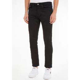 Tapered-fit-Jeans Tommy Jeans "SLIM TAPERED AUSTIN" Gr. 30, Länge 36, schwarz (new black) Herren Jeans