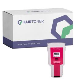 FairToner Kompatibel f&uuml;r HP F9J68A / 728 Druckerpatrone Matt Schwarz