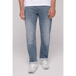 CAMP DAVID Herren Comfort-fit-Jeans, grau, Gr. 38, Abriebeffekte, Material: 68% Baumwolle, 16% Polyester, 14% Lyocell, 2% Elasthan, Zusatz: Enthält