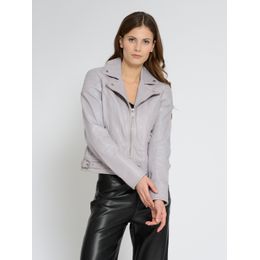 Mustang Damen Lederjacke "31022110", lila, Gr. XL, Obermaterial: 100% Lammleder; Futter: 100% Baumwolle; &Auml;rmelfutter: 100% Polyester; Taschenfutter: