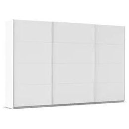 Schwebetürenschrank Rauch "Kleiderschrank Schrank Garderobe AGORDO mit Dekor- oder Hochglanzfront" Schränke Gr. B/H/T: 360cm x 229cm x 62cm, 3 St., weiß (alpinweiß) durchdachte Innenausstattung, in 4 Breiten und 2 Höhen MADE IN GERMANY