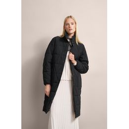 Bugatti Damen Kurzmantel, schwarz, Gr. 40, 100% Polyester, Mäntel, mit lässigem Schnitt