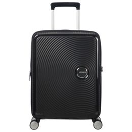 Hartschalen-Trolley American Tourister "SOUNDBOX 55" Gr. B/H/T: 40 cm x 55 cm x 20 cm 35,5 l, schwarz (bass black) Koffer Reisegepäck Handgepäck-Koffer TSA-Zahlenschloss