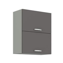 K&uuml;chen-Preisbombe K&uuml;chen H&auml;ngeschrank 60 Hochglanz Grau K&uuml;chenzeile K&uuml;chenblock K&uuml;che Grey Bianca