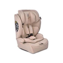 Lorelli Kindersitz i-Size Adventure (76-150 cm) Kopfst&uuml;tze verstellbar bis 36 kg beige