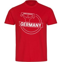 multifanshop® Kinder T-Shirt - Germany - Meine Fankurve - Druck weiß