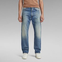 G-Star Raw Type 49 Relaxed Straight Selvedge Jeans - Mittelblau - Herren